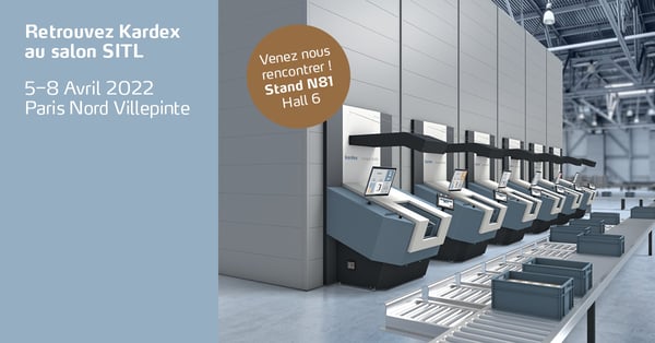 Kardex participe au salon SITL du 5 au 8 avril 2022 au Parc des ...