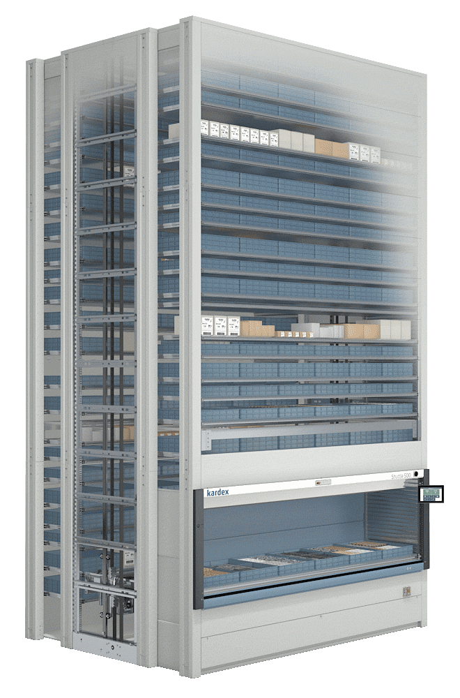 Kardex Shuttle System; Automated Vertical Lift Modules (VLM) | Kardex