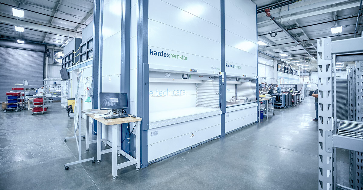 Kardex Shuttle System; Automated Vertical Lift Modules (VLM) | Kardex